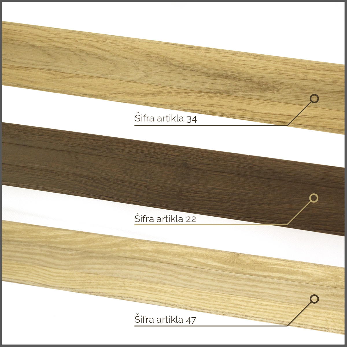 LM 55 - PVC Lajsne - Lajsne za laminat, Laminat Market