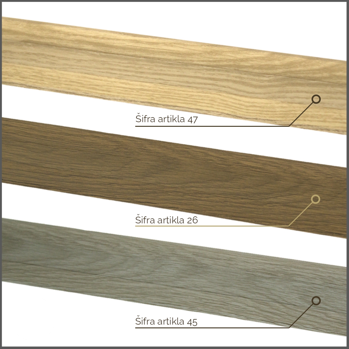 LM 55 - PVC Lajsne - Lajsne za laminat, Laminat Market